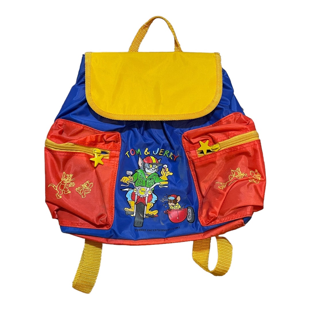 Vintage Tom & Jerry Kids Backpack 1997 - Etsy UK