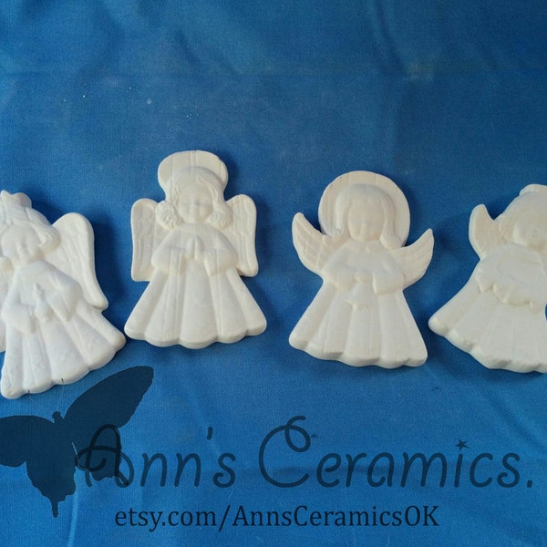 White Ceramic Angels - Etsy