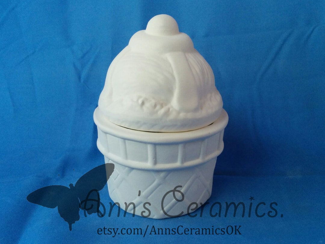 Sundae Box - Made to Order - Paint Your Own Bisque - Etsy