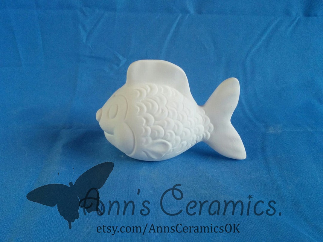 Small Fish - Made to Order - Paint Your Own Bisque - Etsy