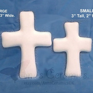 Plain Crosses Four Sizes - Made to Order - Paint Your Own Bisque - Etsy