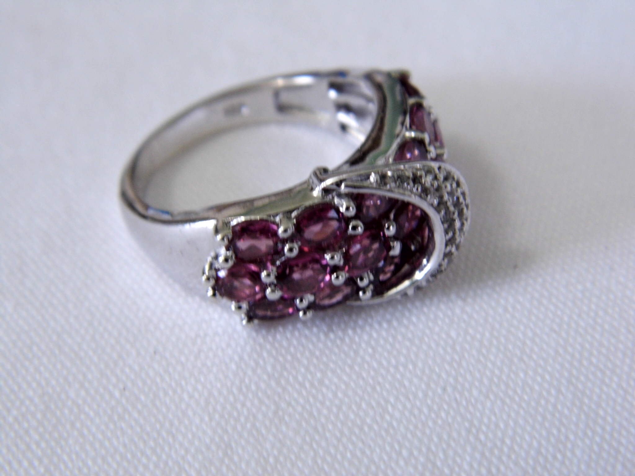 STS 925 Chuck Clemency Dark Pink Gemstone Ring Size 7 - Etsy