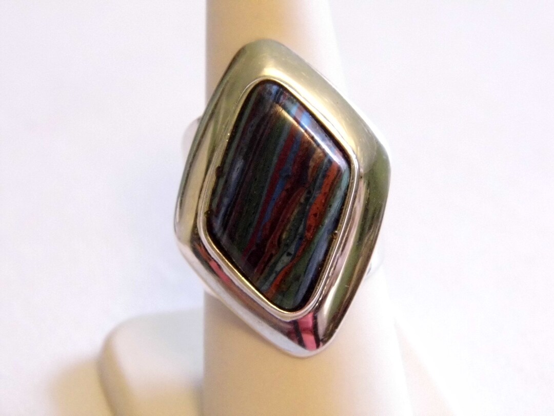 Jay King DTR Mine Finds 925 Calsilica Ring Size 7 3/4 - Etsy