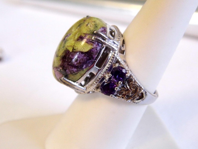 Chuck Clemency STS 925 Atlantisite Ring Size 7 1/4 and Pendants - Etsy