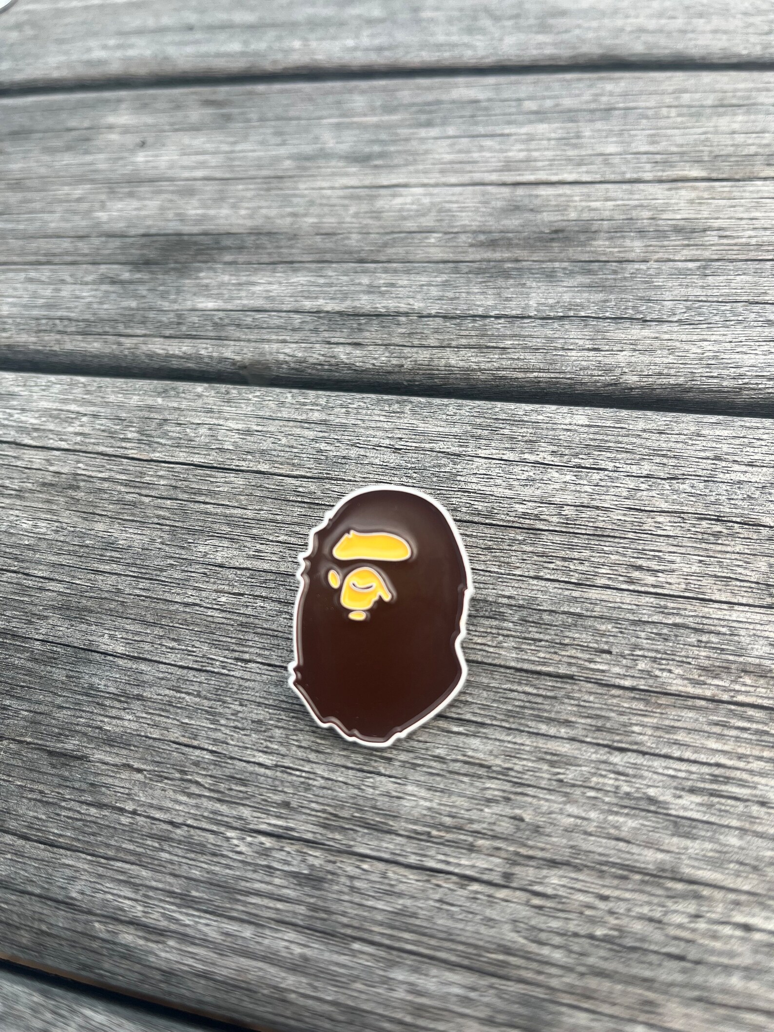 Bape Pin Hard Enamel Butterfly Back Pin - Etsy