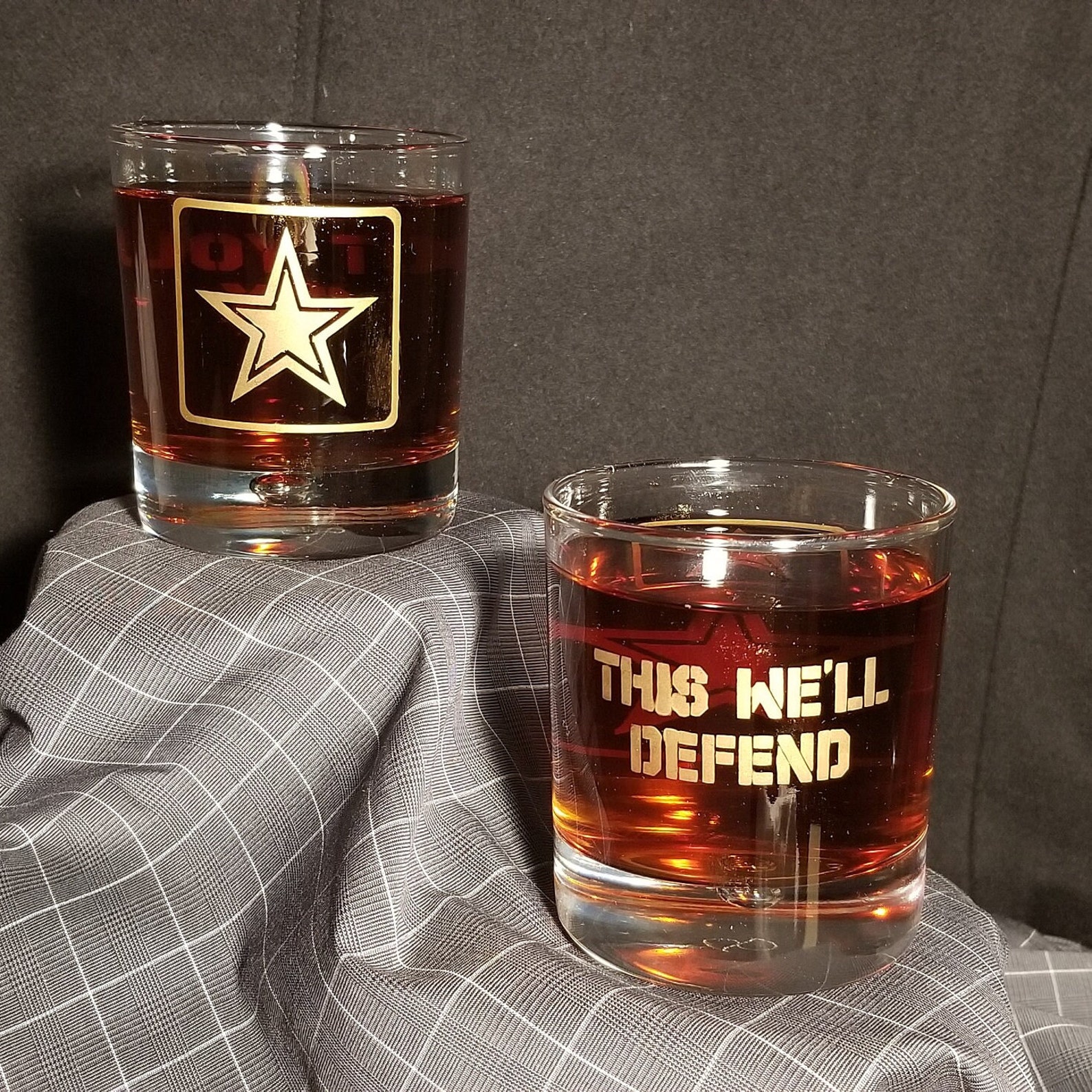 Army Glasses (set of 2) - Etsy