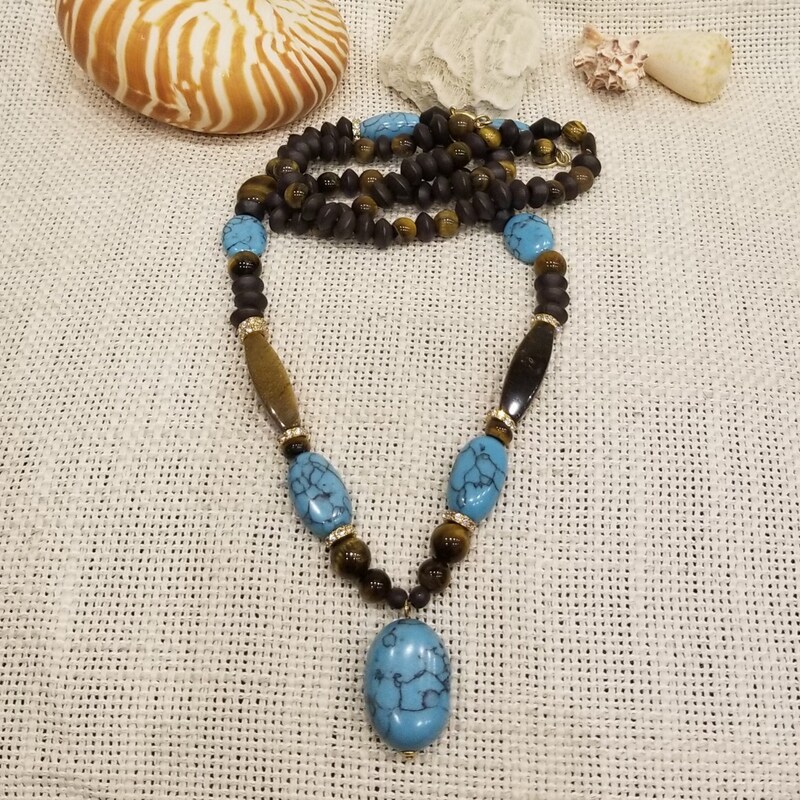 Ralph Lauren Blue Necklace - Etsy