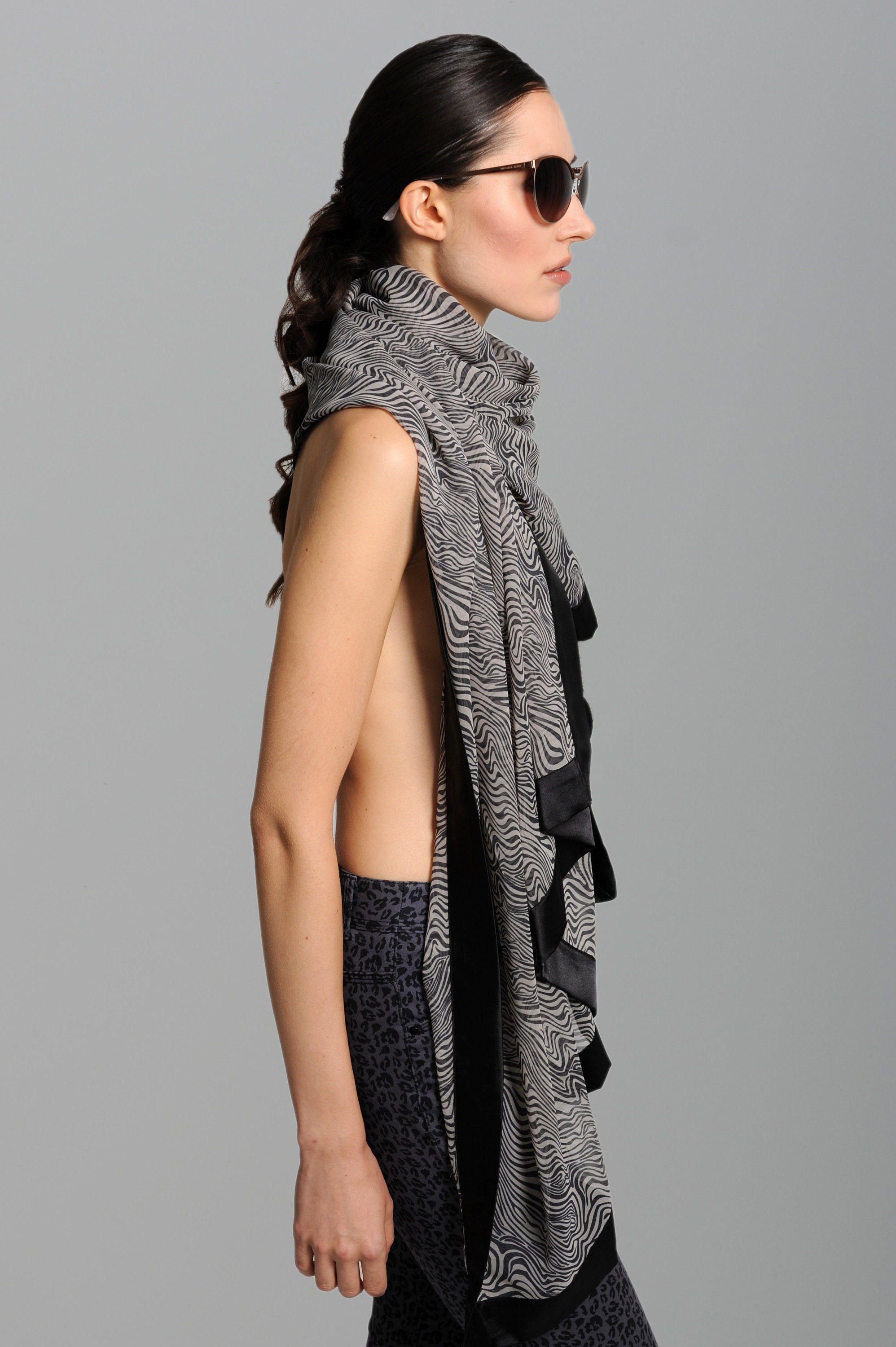 Arielle, Black, Sarong, Scarf, Pareo, Beach Sarong, Maxi Skirt, Beach ...