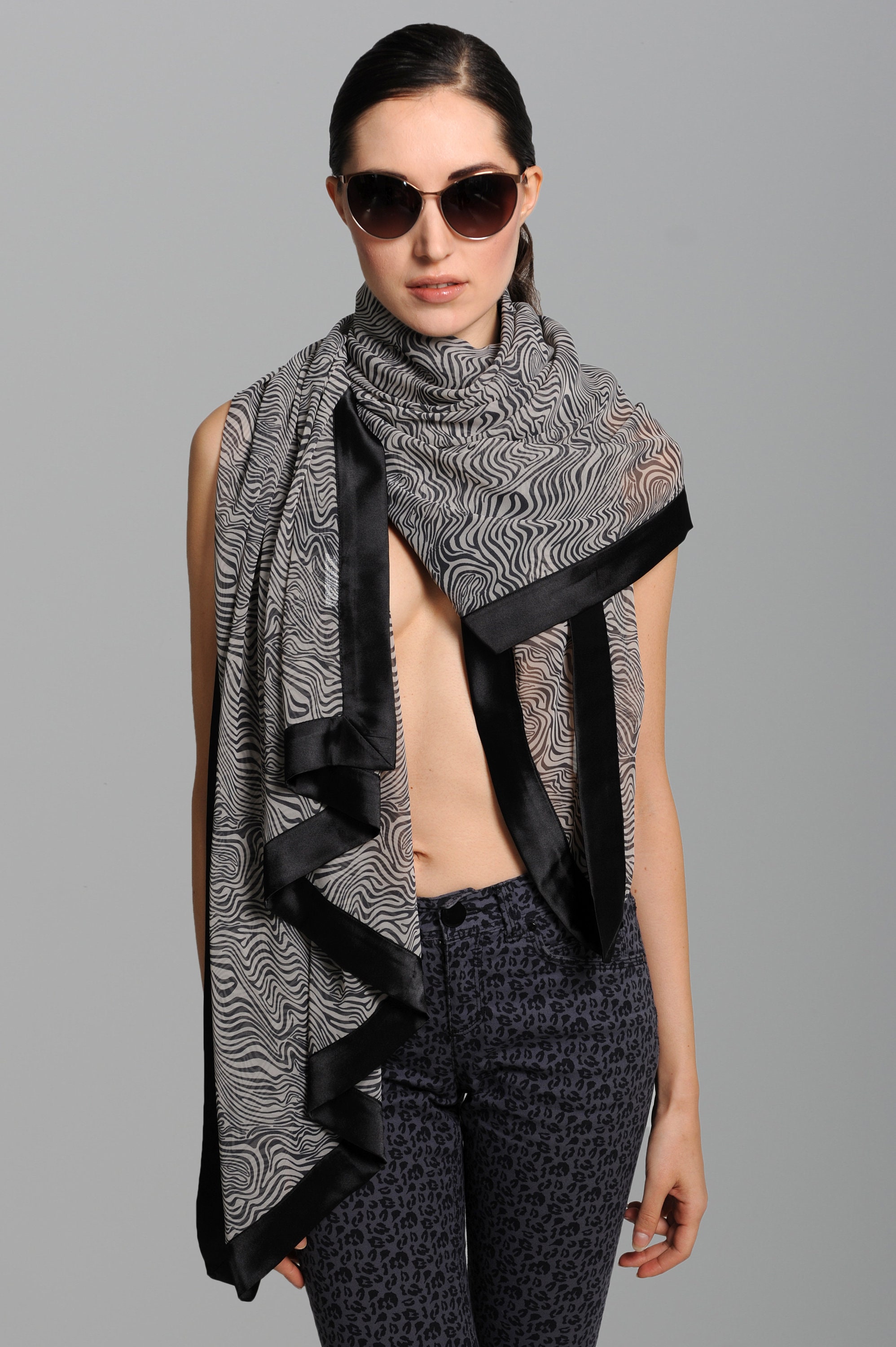 Arielle, Black, Sarong, Scarf, Pareo, Beach Sarong, Maxi Skirt, Beach ...