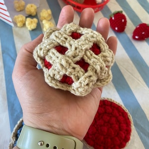 Crochet Pie: Cherry, Blueberry, Pumpkin - Etsy