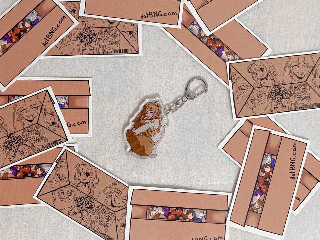 Holo (spice and Wolf) Acrylic Keychain - Etsy