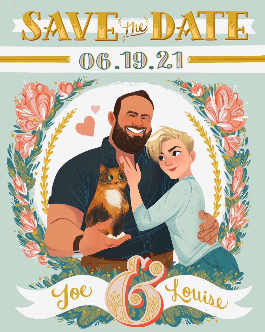 Gift Certificate: Custom Illustrated Portrait - Etsy