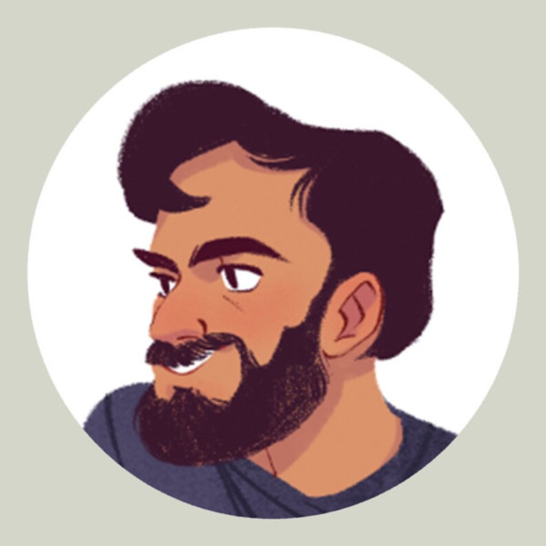 Custom Illustrated Avatar/ Icon - Etsy
