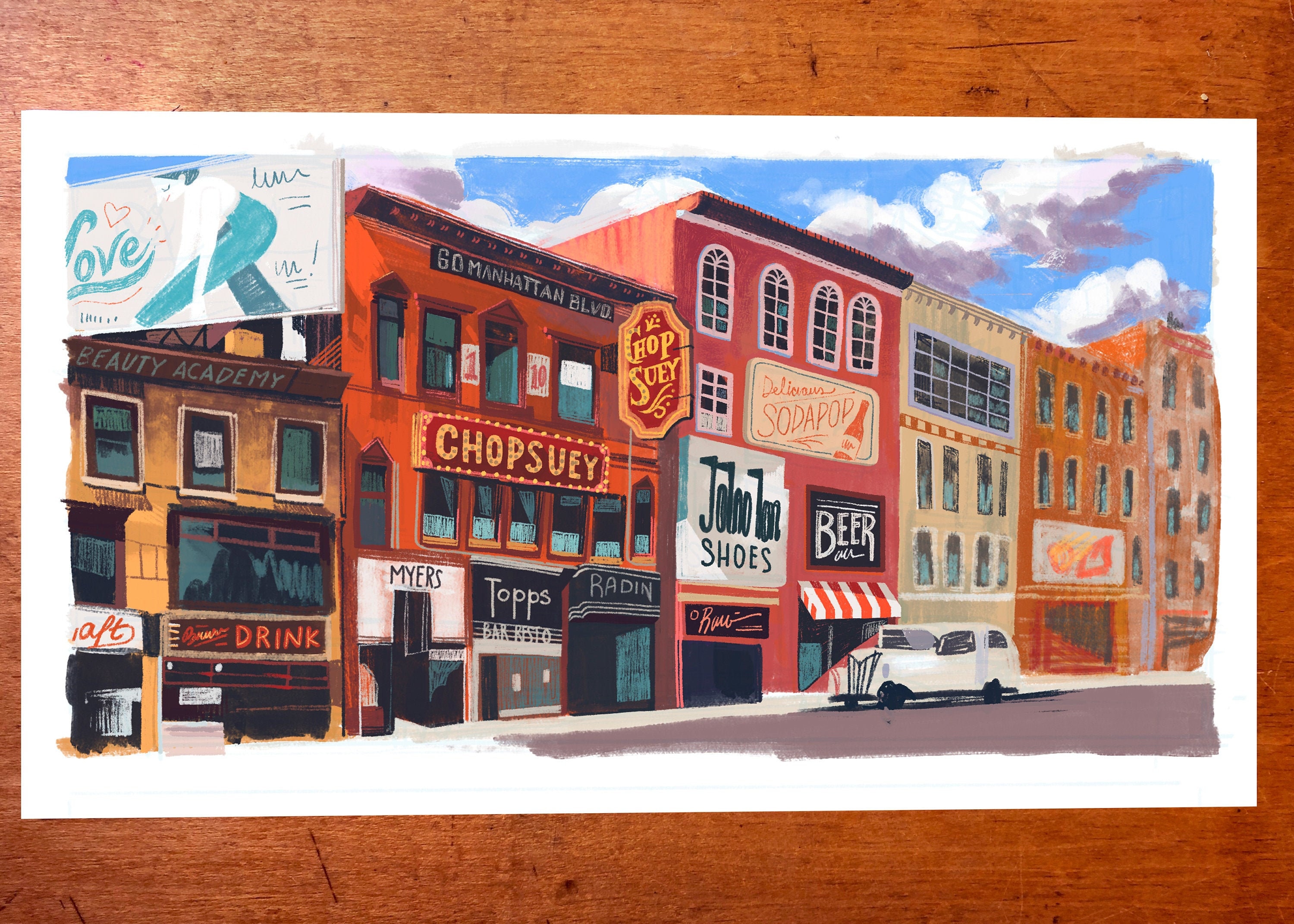 Chop Suey Art Print - Etsy