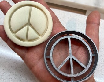 Peace Symbol Cookie Cutter - Etsy