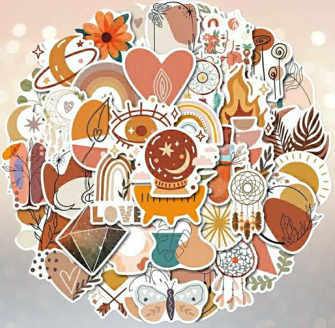 Earthy Sticker Pack - Etsy
