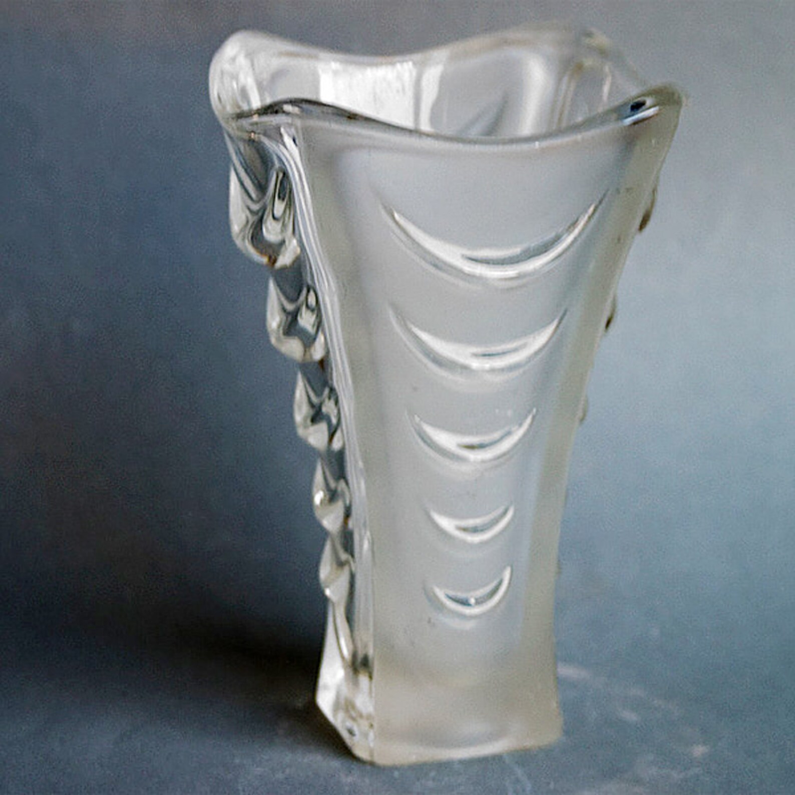 Heřmanova Huť 20036 Vase Vaclav Hanus Sklo Union MCM Czech Art - Etsy