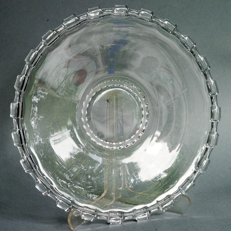 Val Saint Lambert Luxval 'rodin' Plate - Etsy