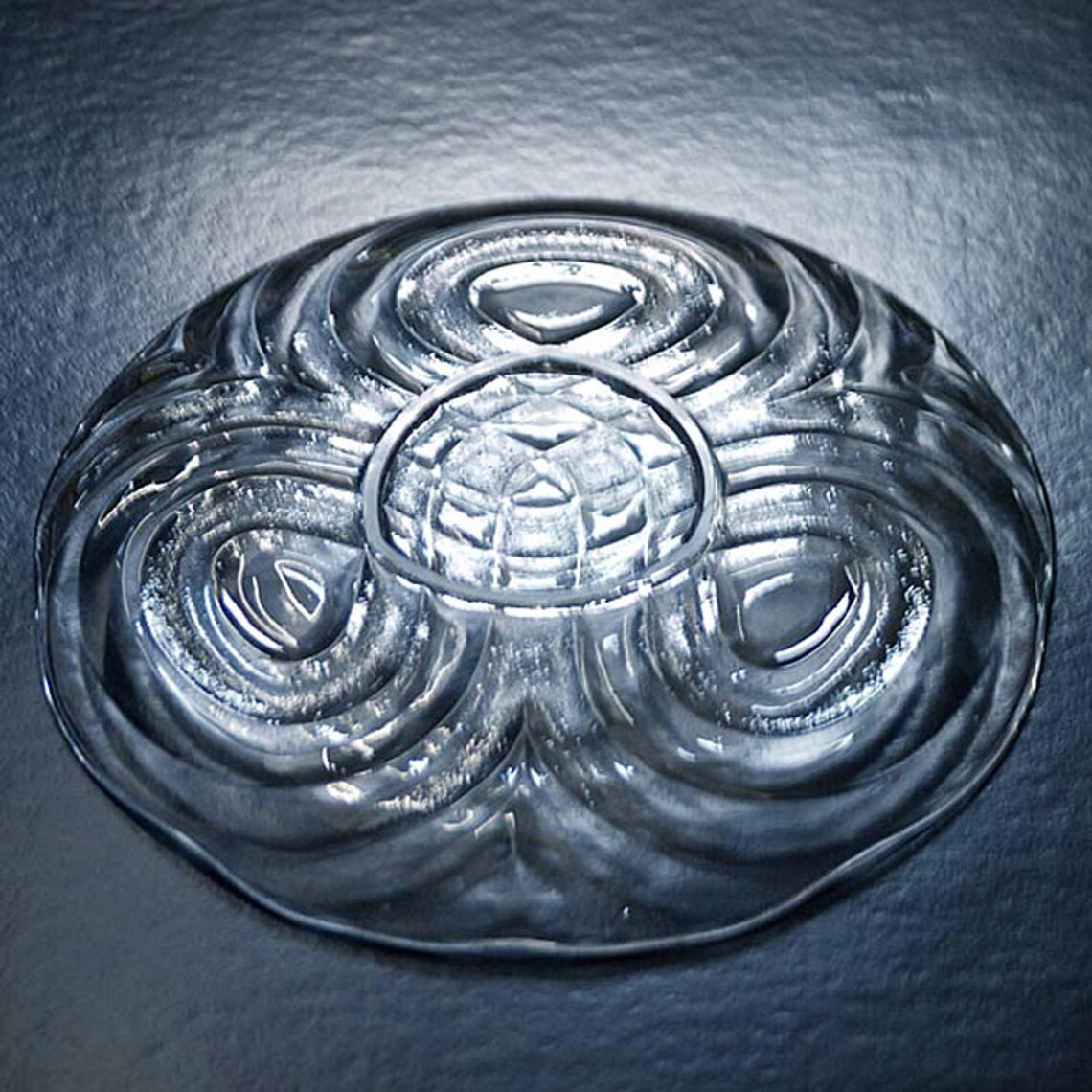 Walther Glass Rotterdam Art Deco Cake Plate Germany 1930s Art Glass - Etsy