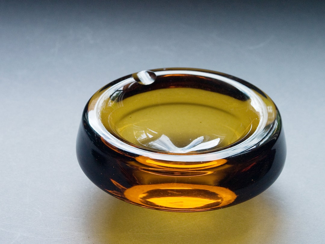 AD Copier Ashtray 1948 Leerdam Netherlands MCM Dutch Art Glass - Etsy