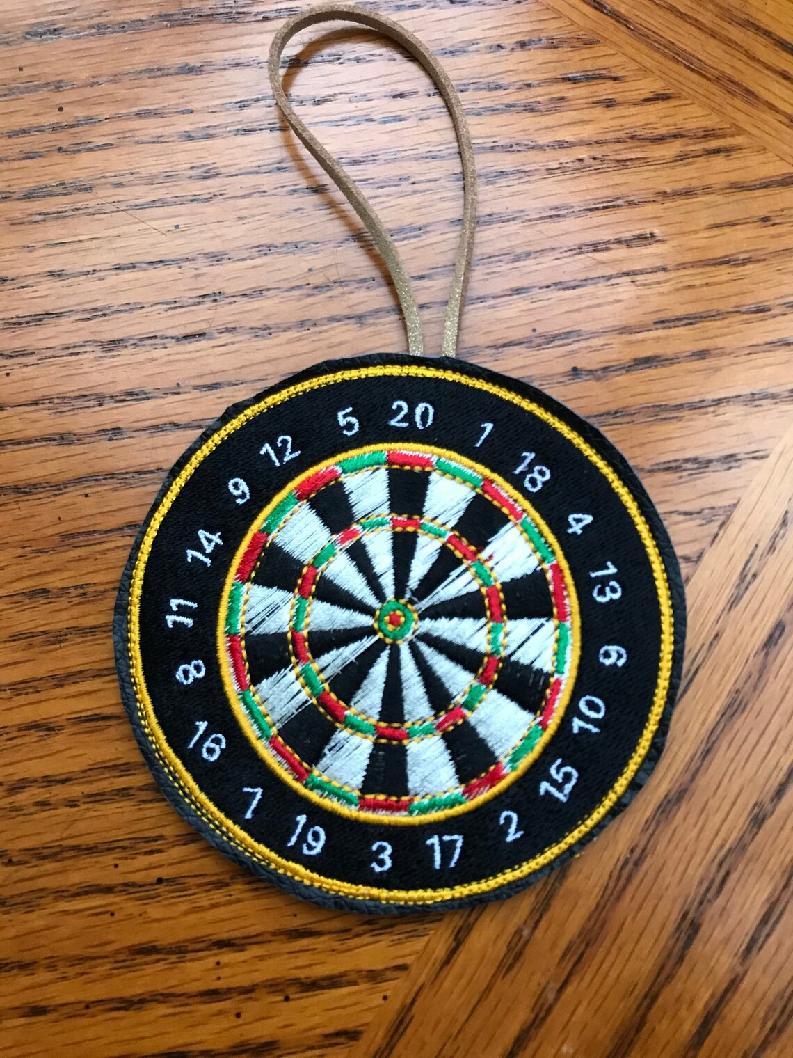 Dart Board Ornament - Etsy