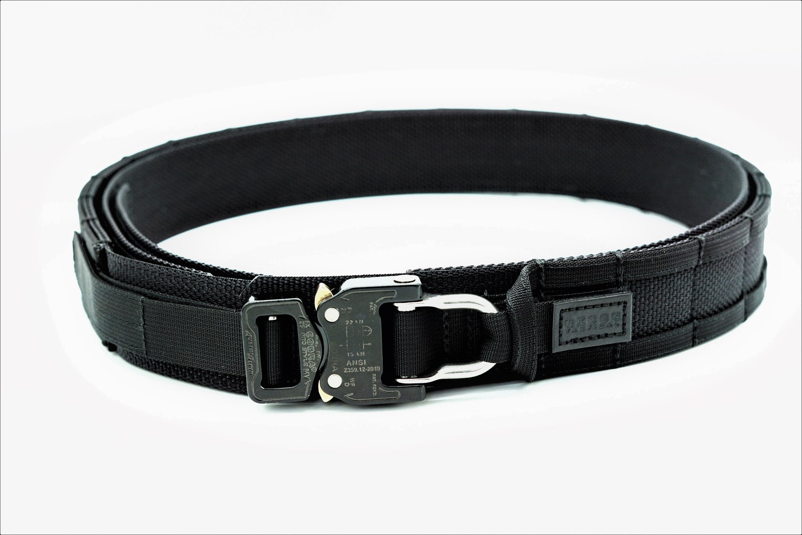 Tactical Belt Black Ricon Tactical - Etsy