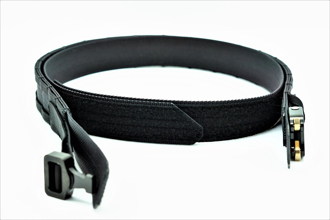 Tactical Belt Black Ricon Tactical - Etsy