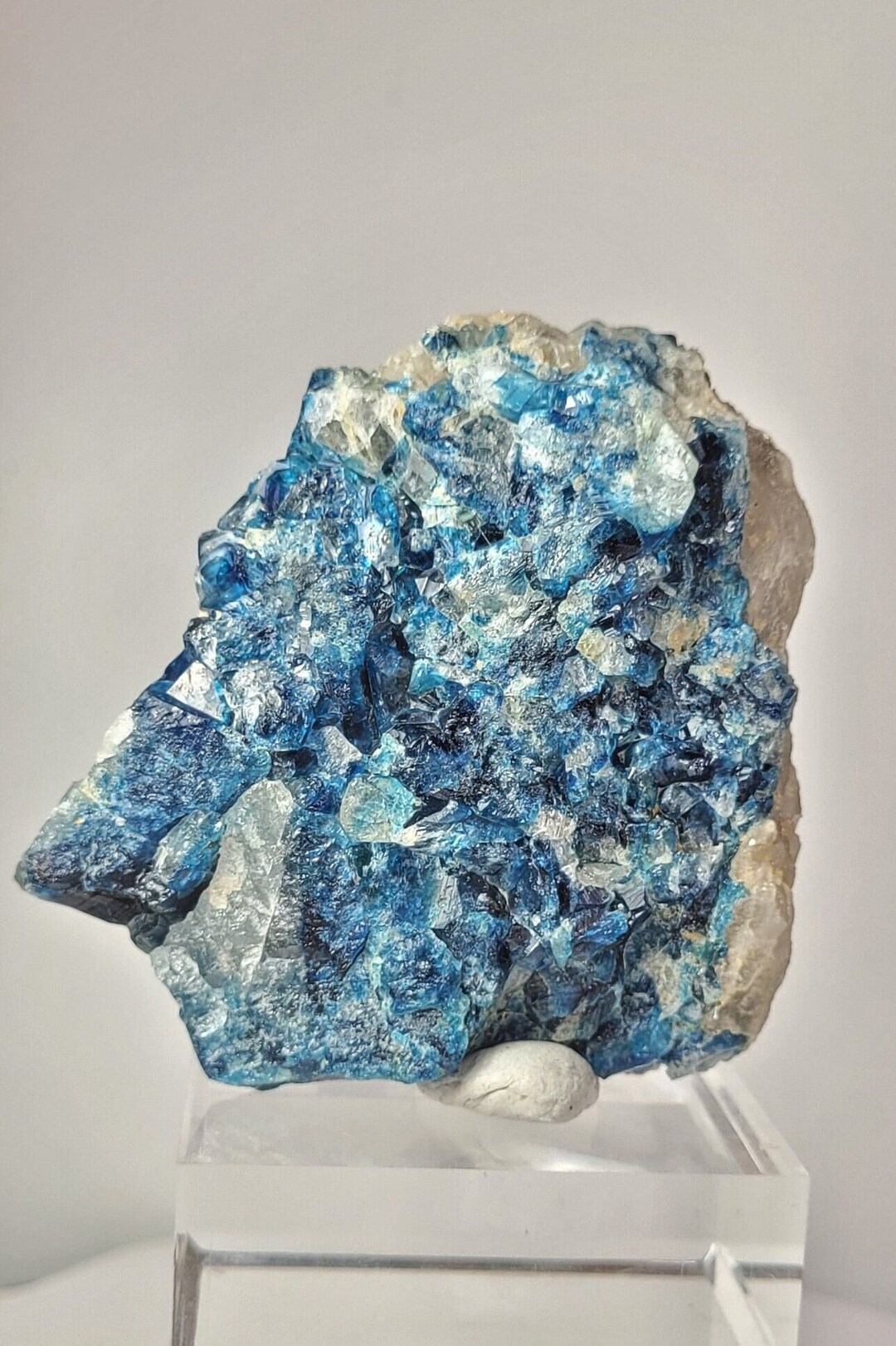 Euclase Gemmy Crystal Chunk Sparkling Blue, Collectors Item, a Rare ...
