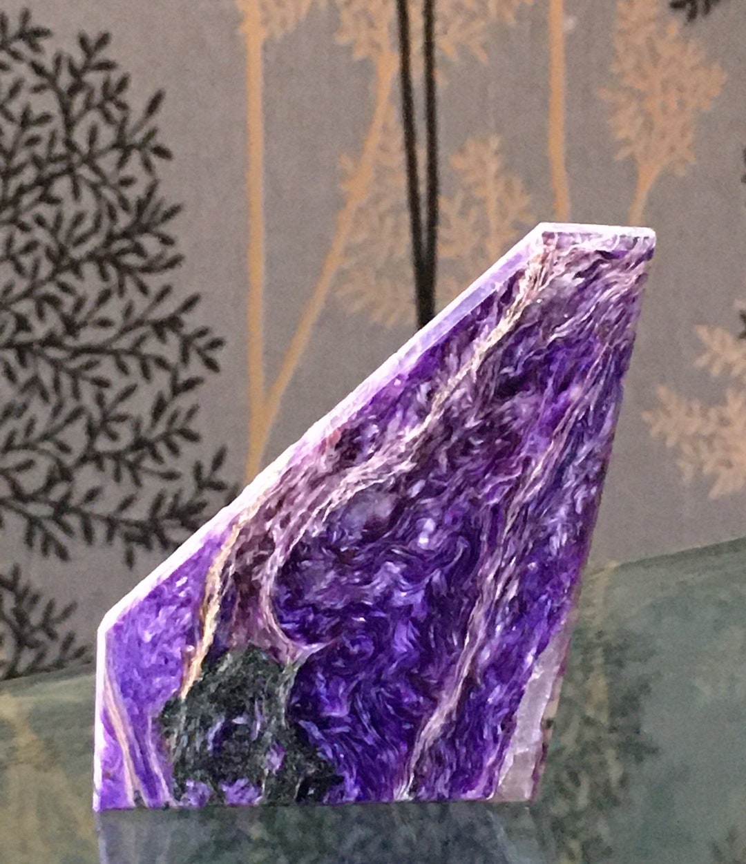 Charoite Polished Slice - Etsy
