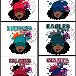 Diva W/hat Football Team - Etsy