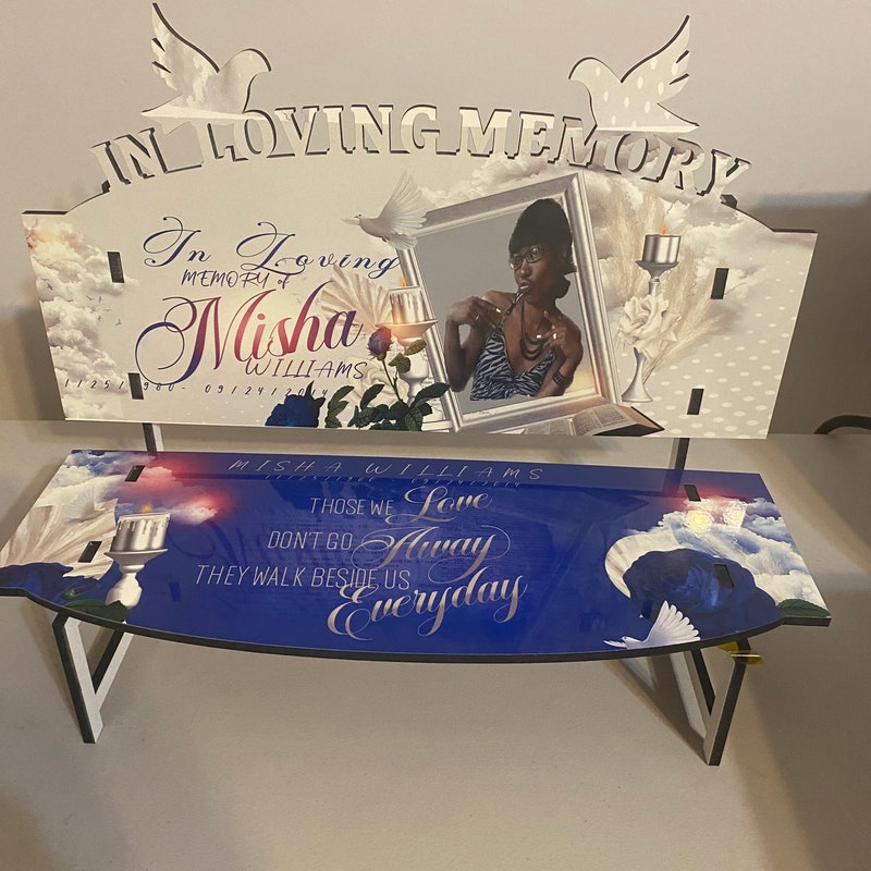 Memorial Bench - Etsy