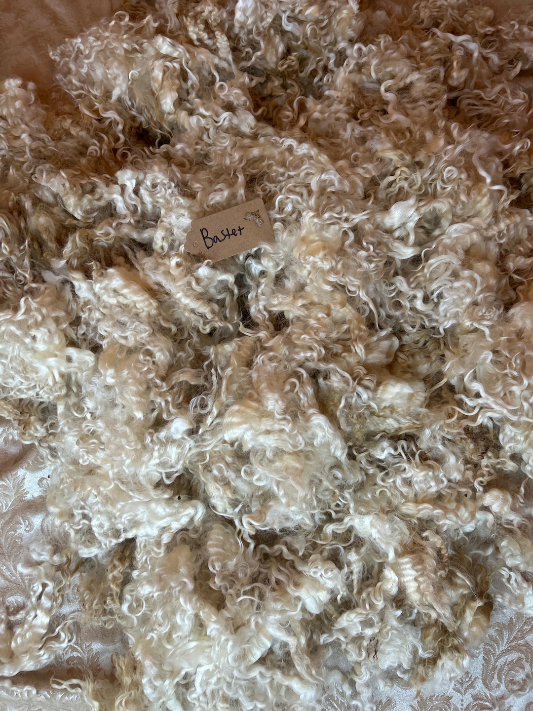 Cotswold Ewe Fleece (bastet), Raw Curly Locks 4.5lbs Sheep Wool - Etsy