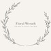 Floral Border, Floral Wreath SVG, Wreath PNG, Wreath JPEG, Floral Frame ...