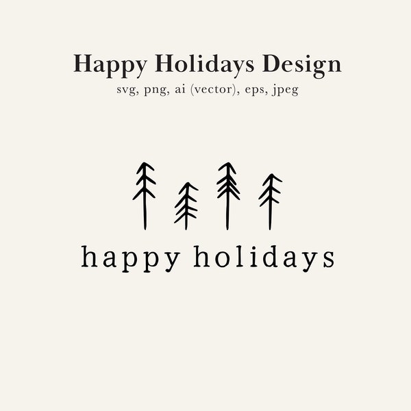 Holiday Svg - Etsy