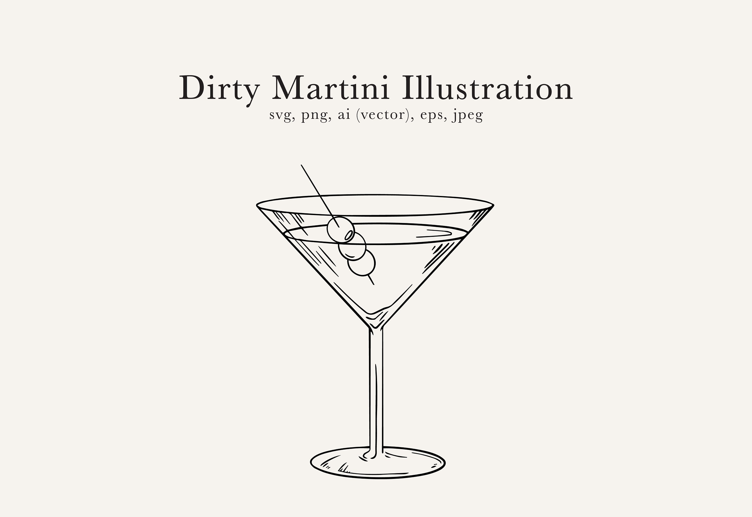 Martini Drawing