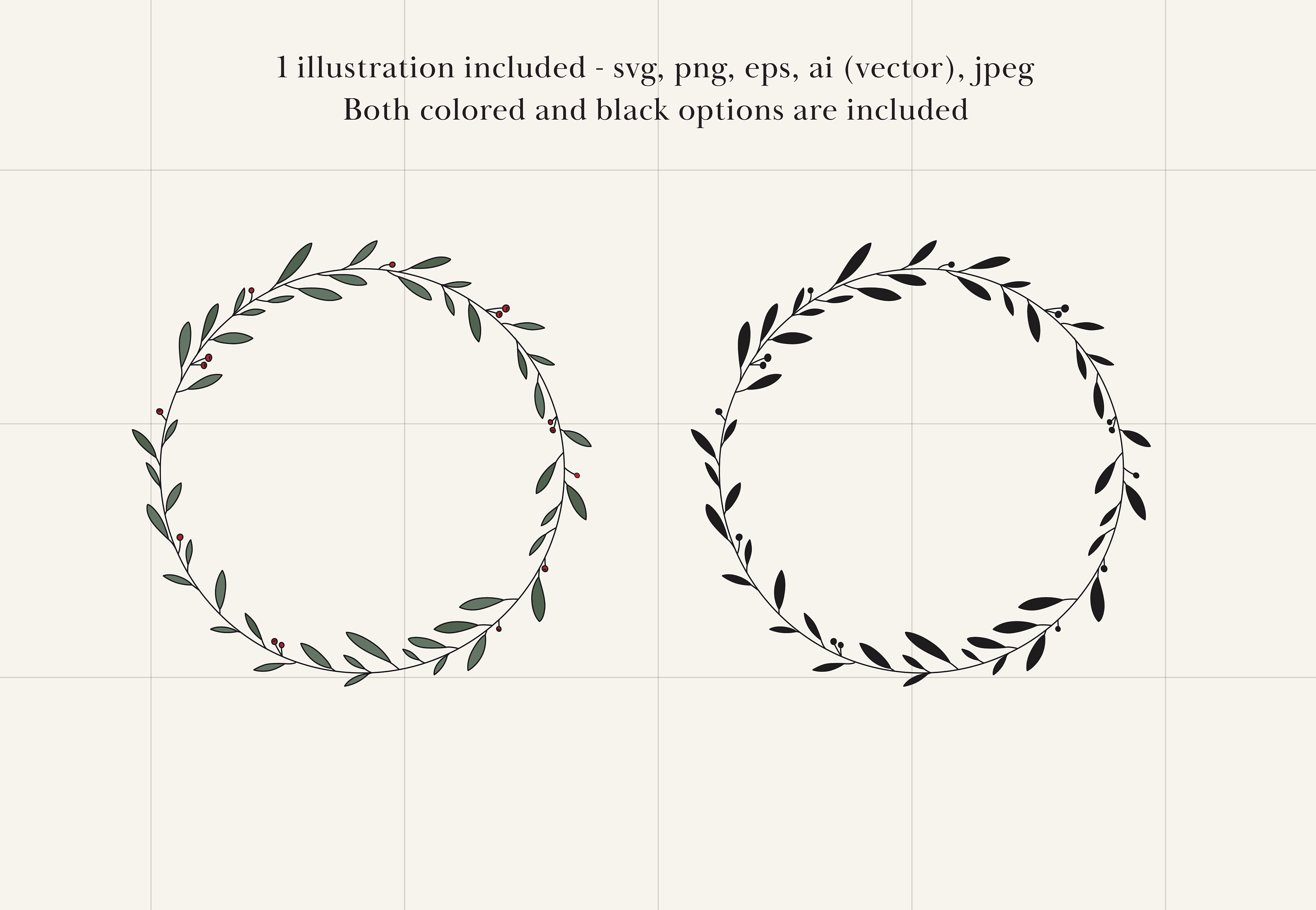 Holiday Wreath SVG, Holiday Border Svg, Holly Wreath SVG, Mistletoe Svg ...