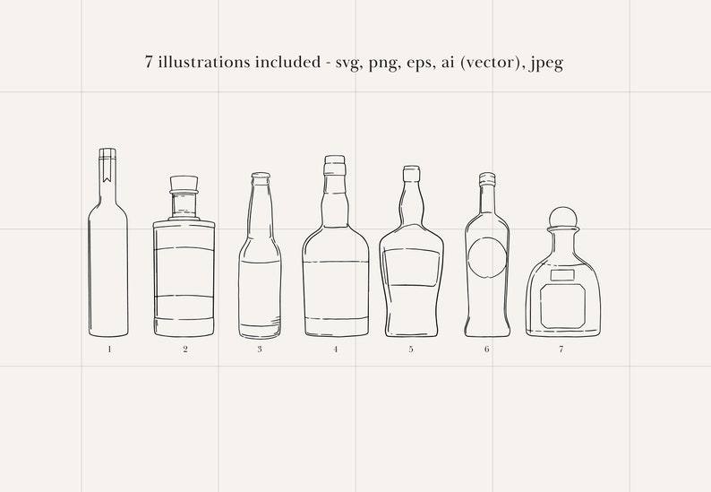 Alcohol Bottle Illustrations, Alcohol Bottle Art, Bottle Clip Art ...