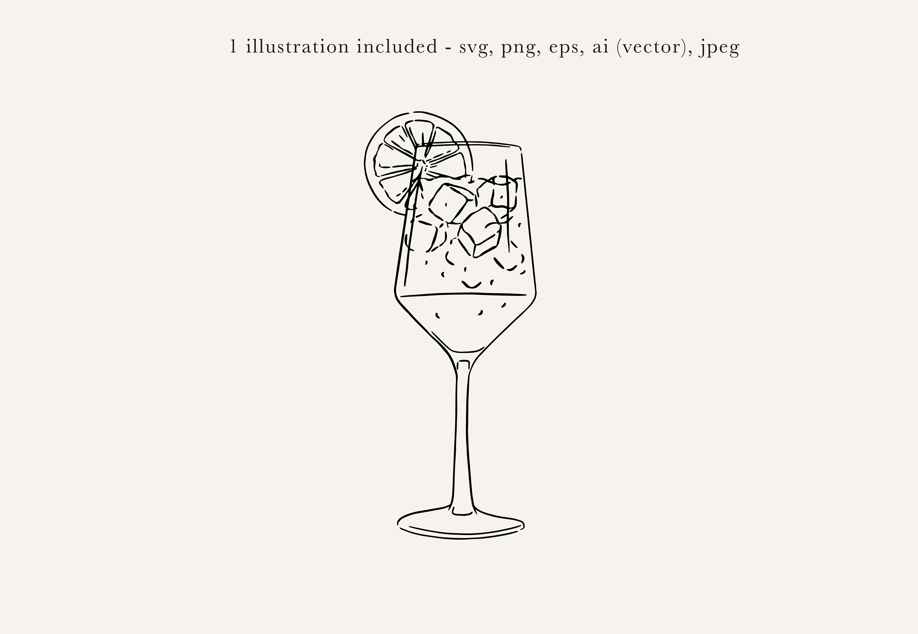 Spritz Drink Drawing, Spritz Illustration, Spritz SVG, Spritz PNG ...