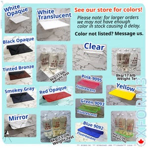 2 Shelves Combo, 8 Inch Long Clear Floating Shelf, Custom Length Depth ...