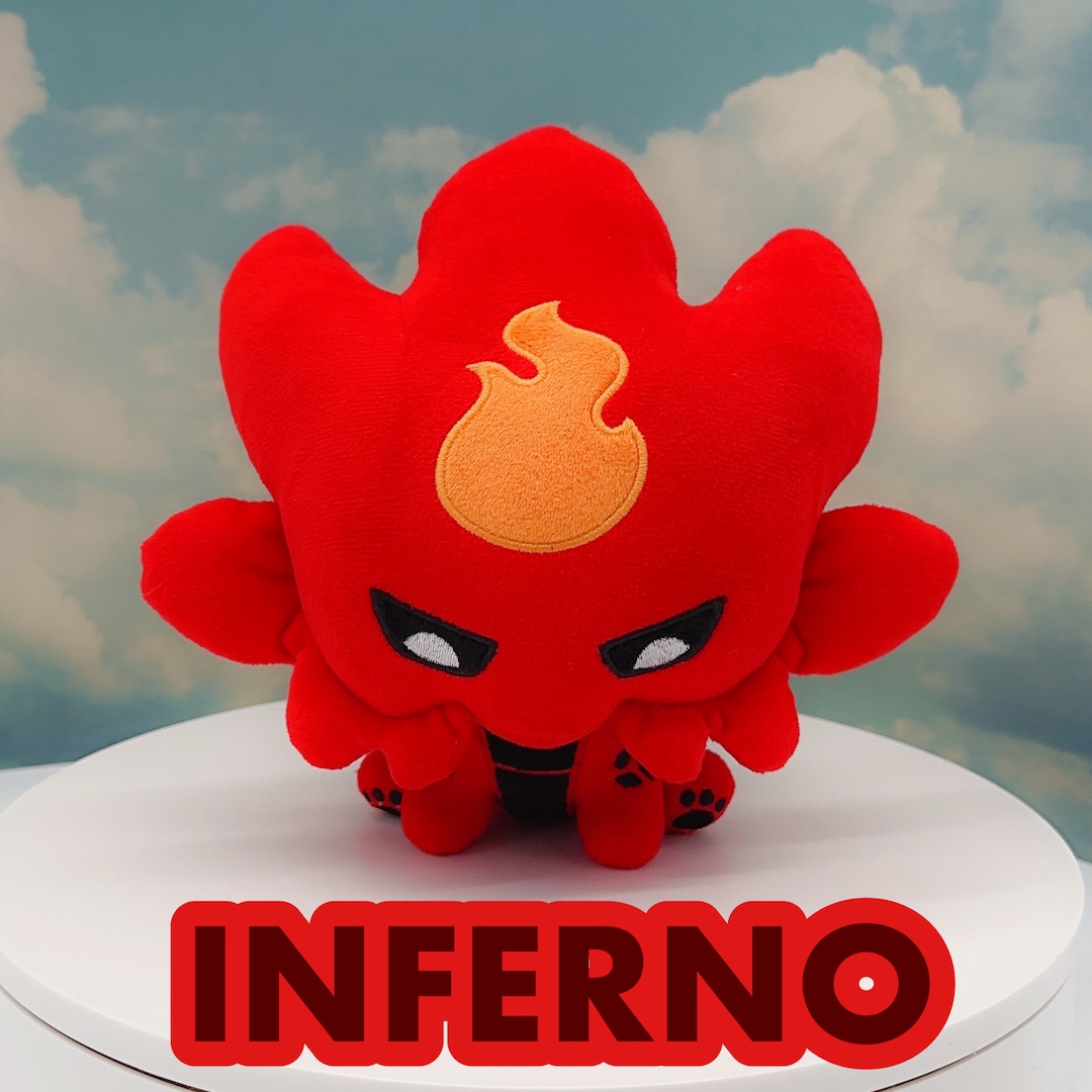 Inferno Dragon Plushie - Etsy