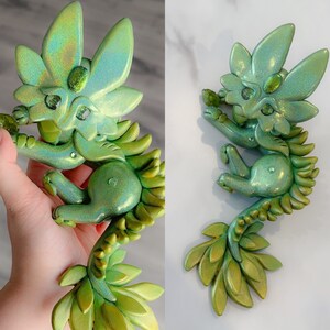 Holo Green Dragon Sculpture Peridot - Etsy