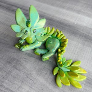 Holo Green Dragon Sculpture Peridot - Etsy