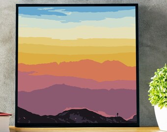 Paint by Numbers Sunset - Etsy