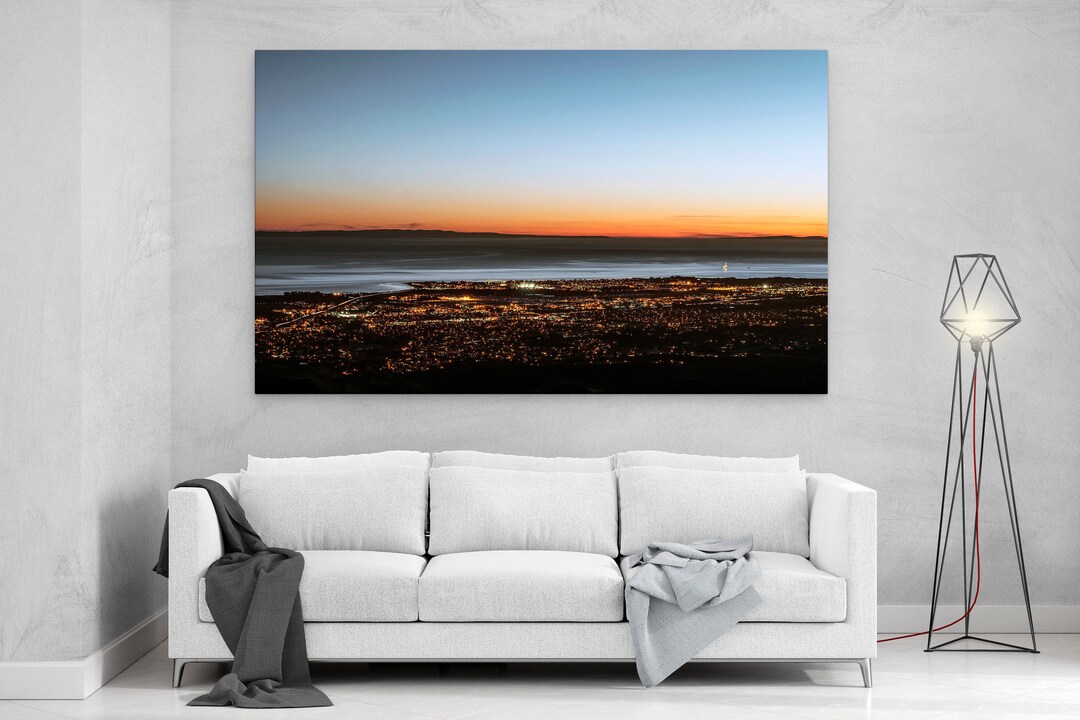 Santa Barbara California Extra Large Print Stretched Cotton - Etsy