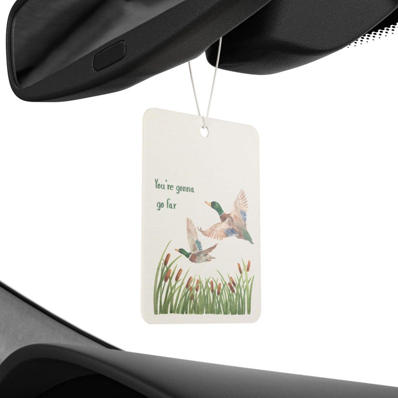 Kahan Inspired Air Freshener | Noah Lyrics | Watercolor Duck Design ...