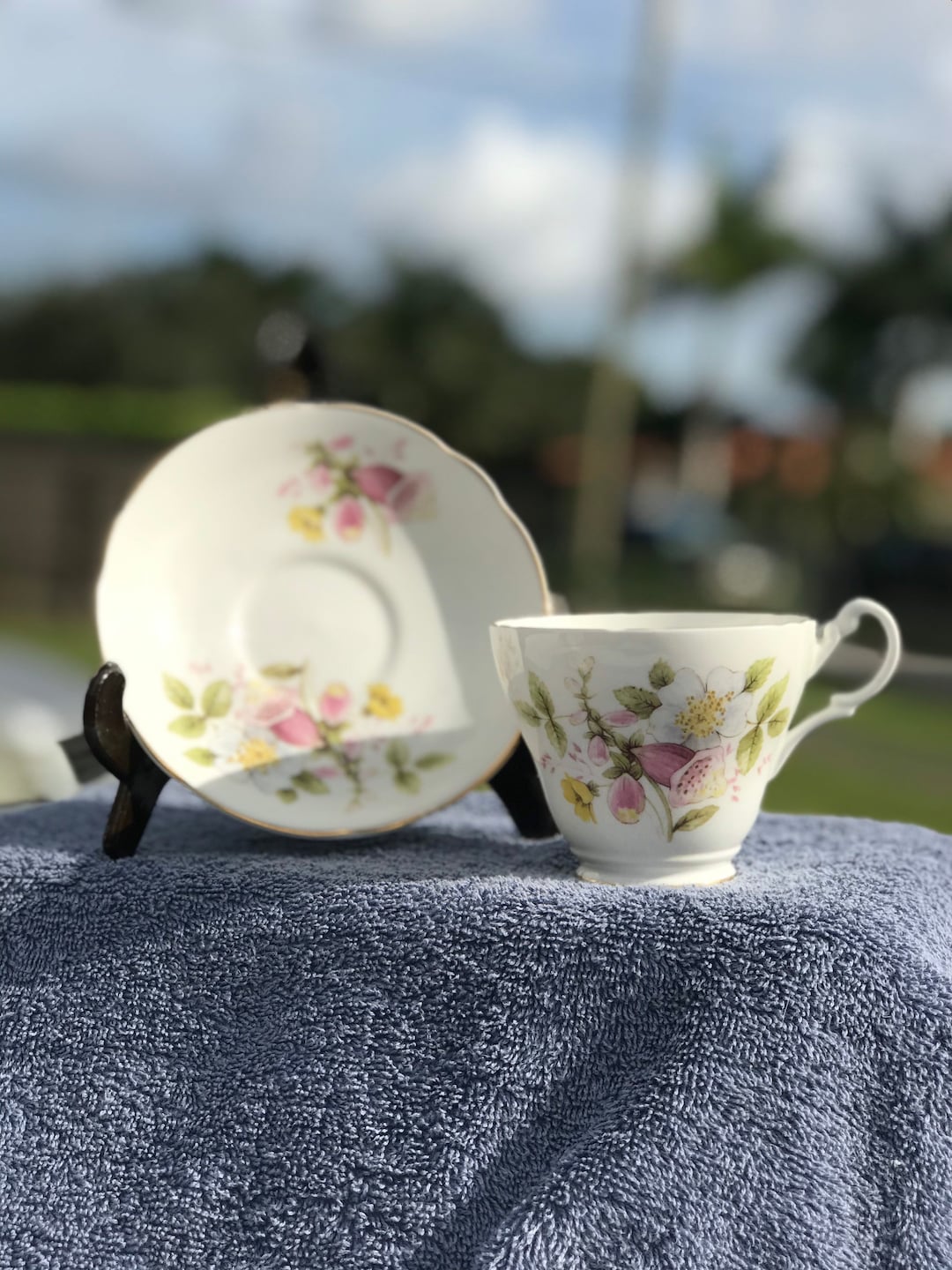 Beautiful Royal Stuart Tea Cup and Saucer - Etsy