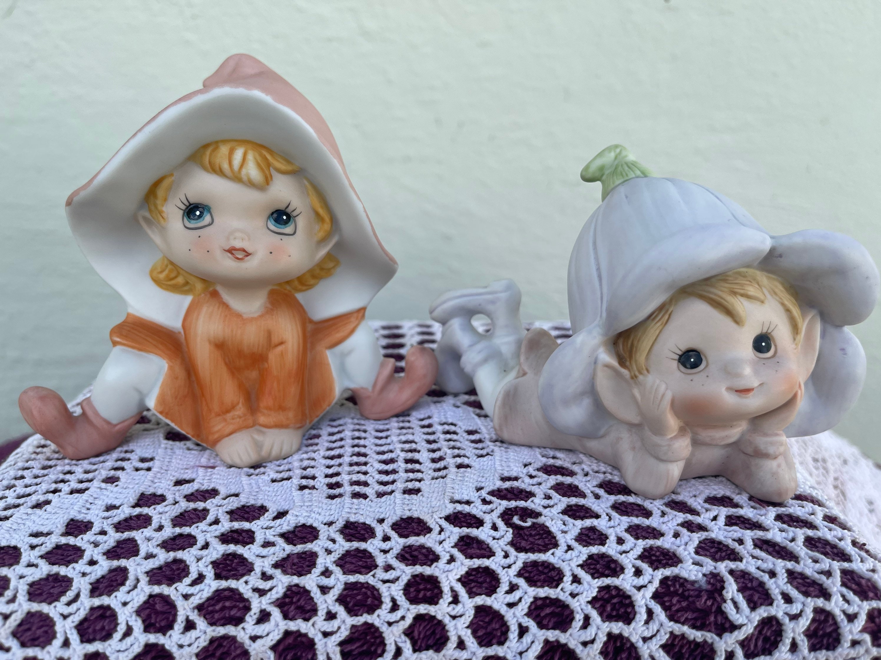 Vintage Homco Elves - Etsy