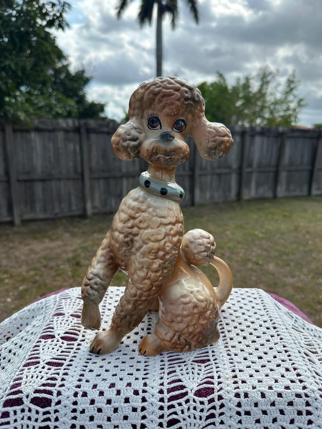 Vintage Poodle Planter - Etsy