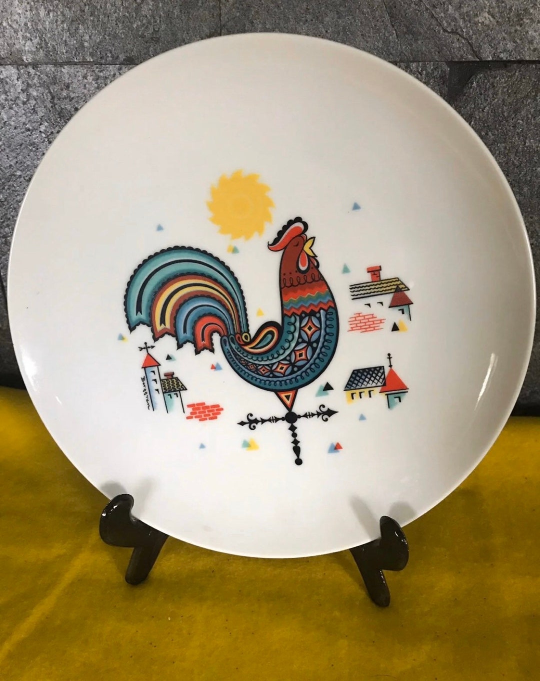 Berggen Rooster Weather Vane Plate - Etsy