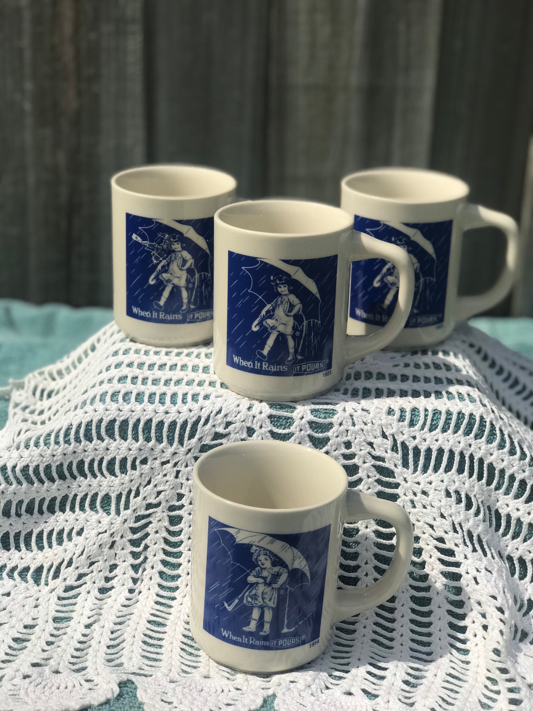 Vintage Morton Salt Collectible Mugs | Etsy